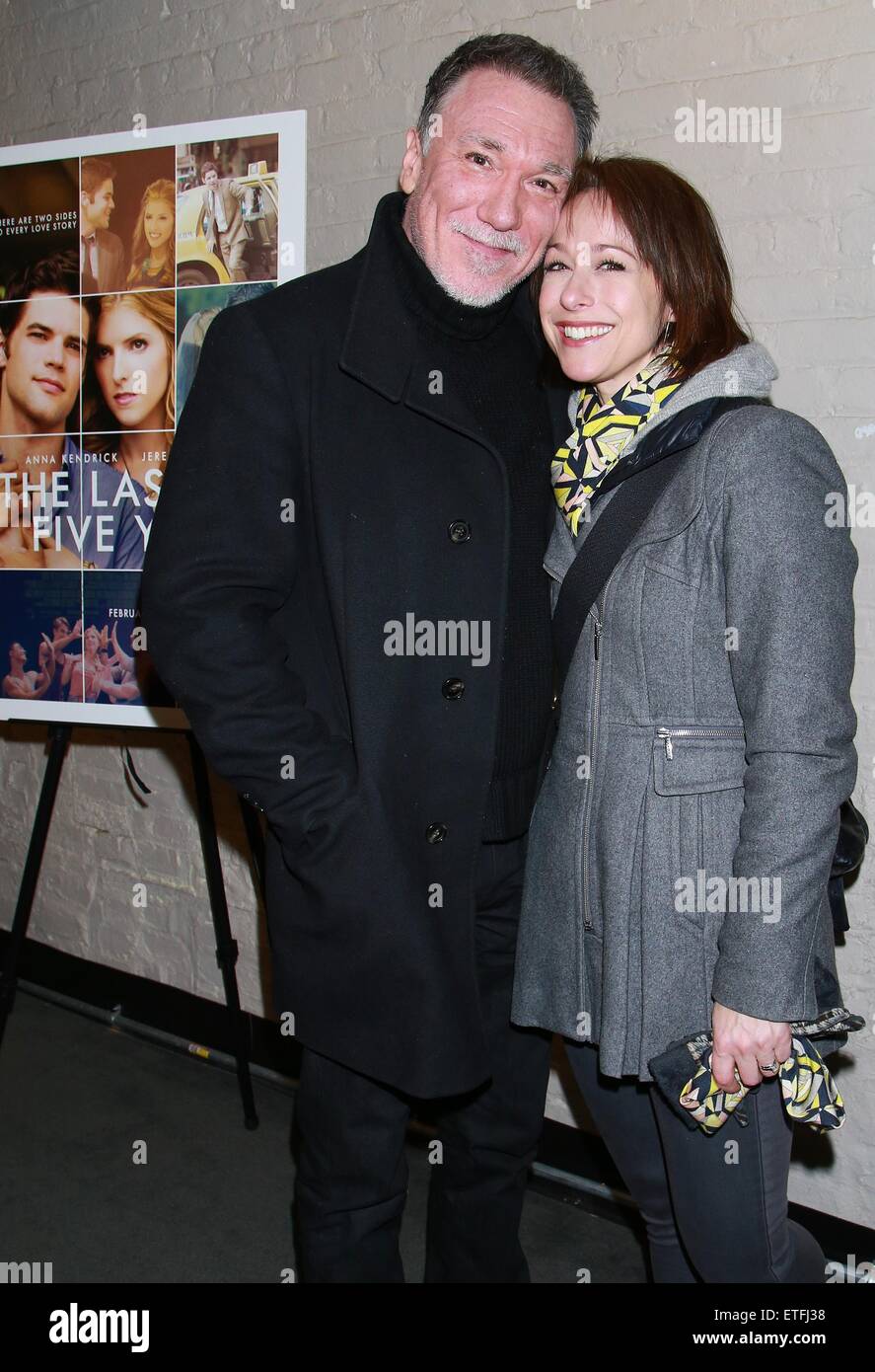 The New York premiere of The Last Five Years, held at the Minetta Lane ...