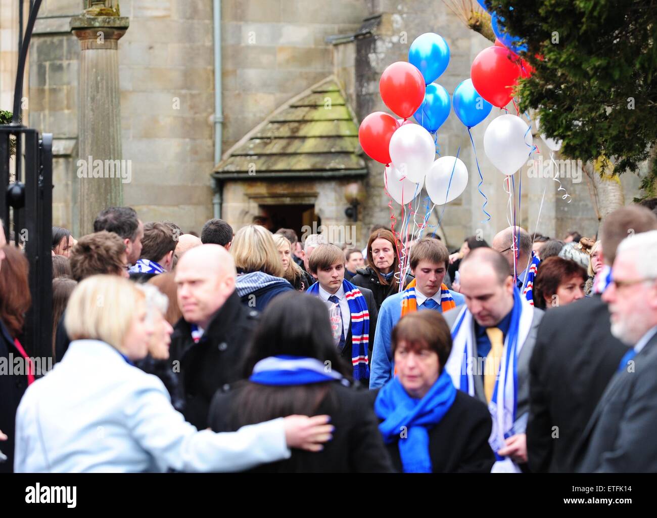 Jak Trueman was laid to rest today in a church service at Mid Calder ...