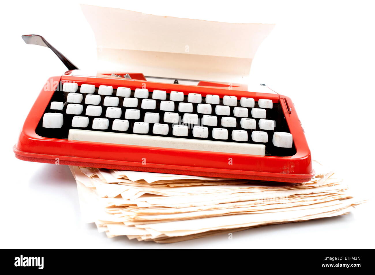 Old ribbon typewriter machine Stock Photo - Alamy