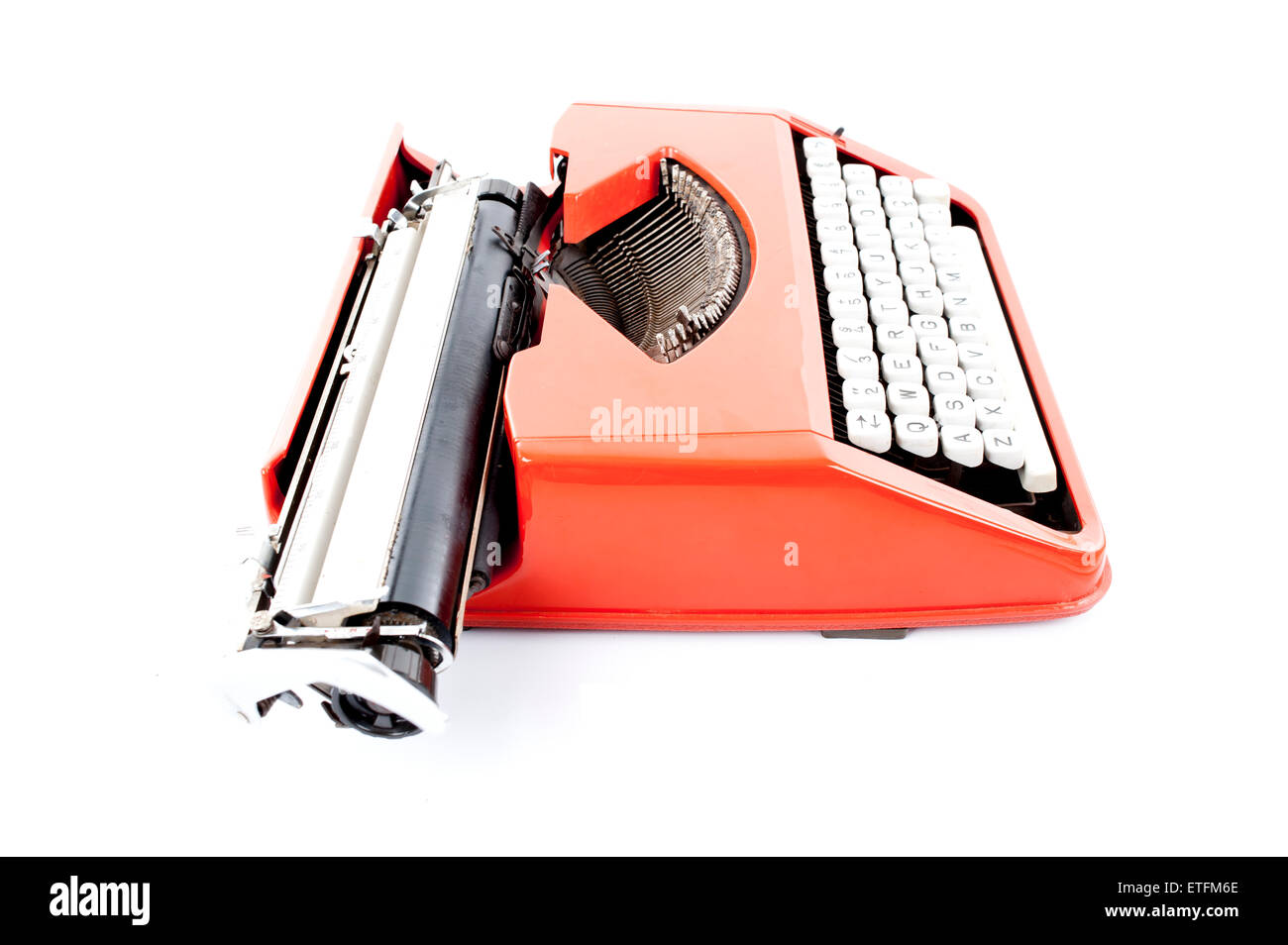 Old ribbon typewriter machine Stock Photo - Alamy