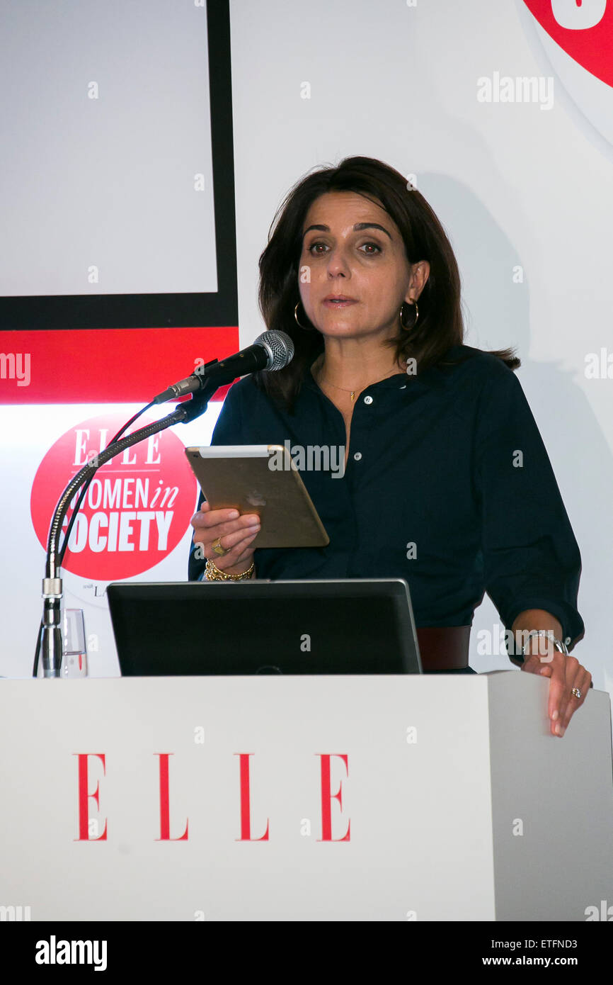 Tokyo, Japan. 13th June, 2015. Anne-Cecile Sarfati editor-in-chief of ...