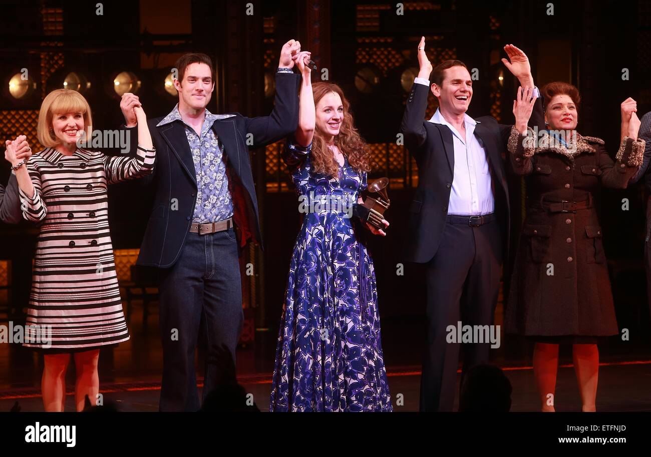 The cast of' Beautiful: The Carole King Musical' celebrate their recent ...