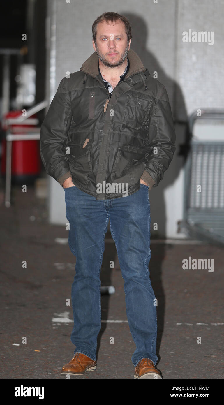 Dean Andrews outside the ITV Studios Featuring: Dean Andrews Where ...