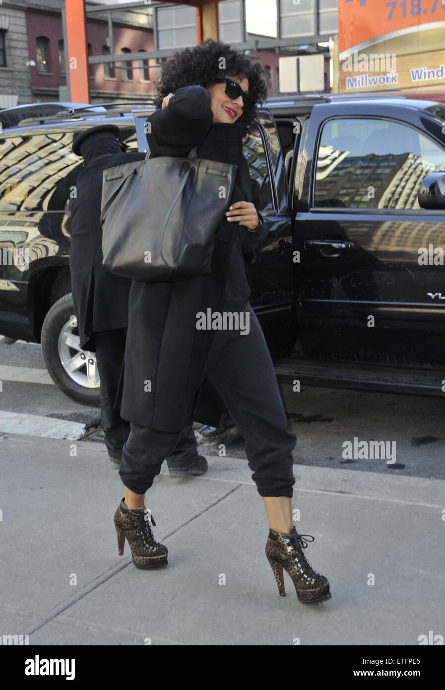Tracee Ellis Ross entering her hotel Featuring: Tracee Ellis Ross Where ...
