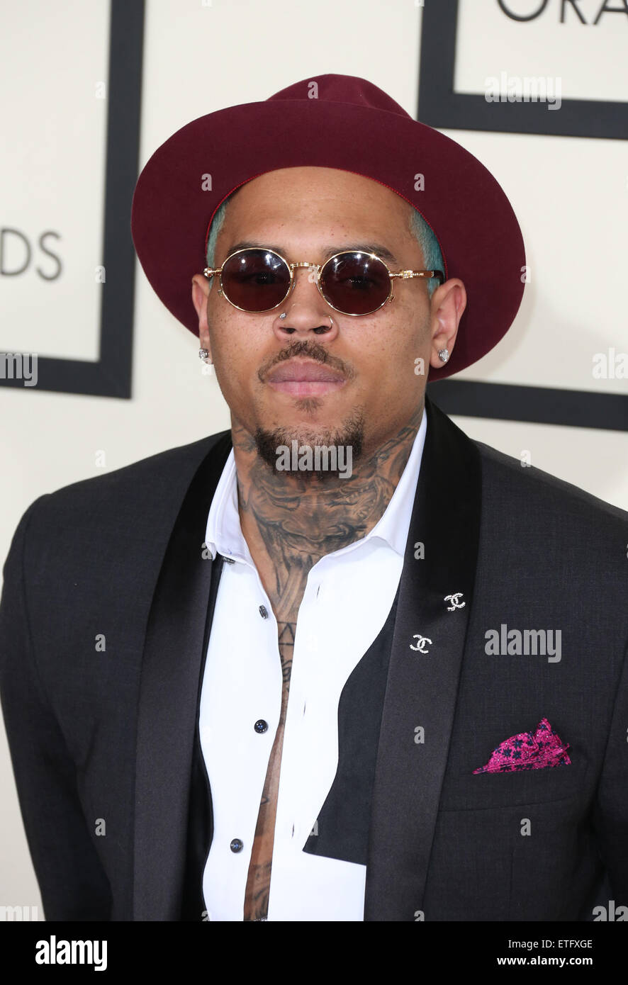 The 57th Annual GRAMMY Awards Featuring: Chris Brown Where: Los Angeles ...