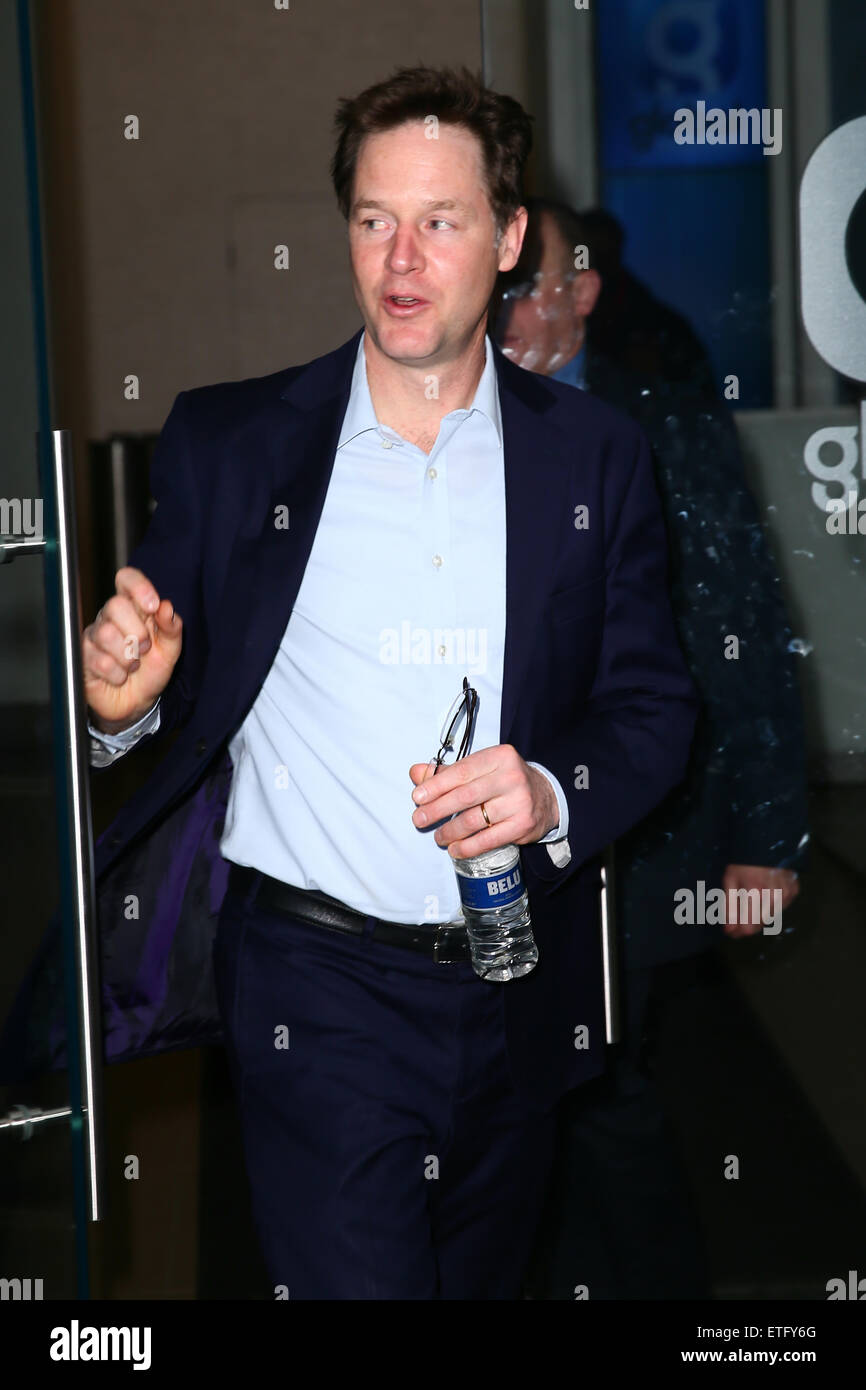 Celebrities at Capital Radio Featuring: Nick Clegg Where: London ...