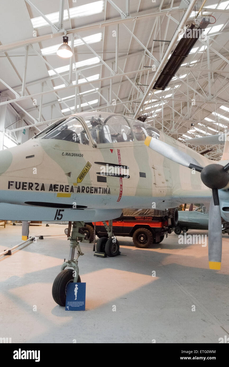 IA.58A Pucura Argentinian Military Attack Aircraft Stock Photo - Alamy