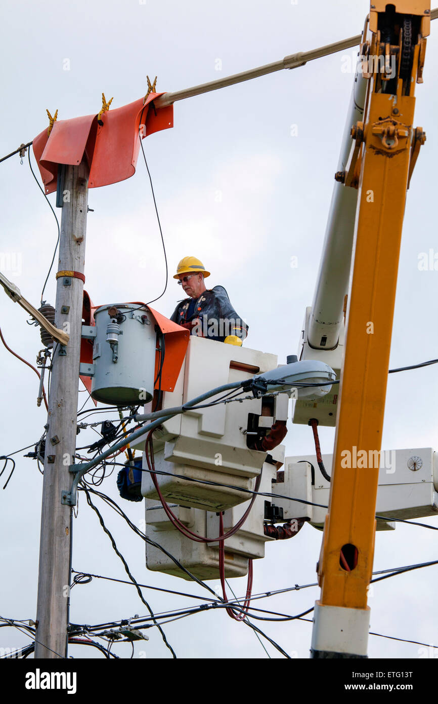 Power lines aerial hi-res stock photography and images - Alamy