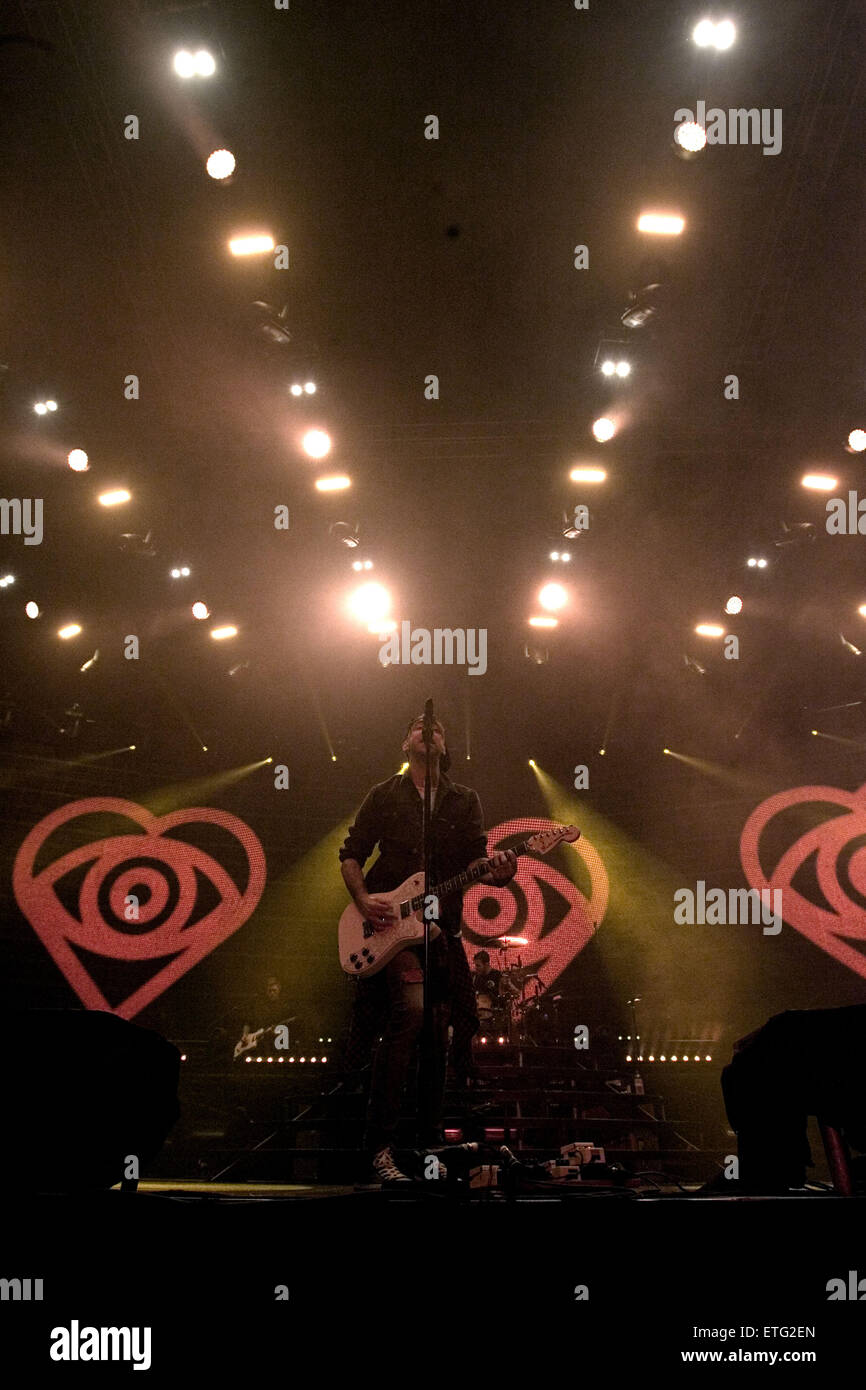 All Time Low performing live on stage at the SSE Hydro in the SECC in ...