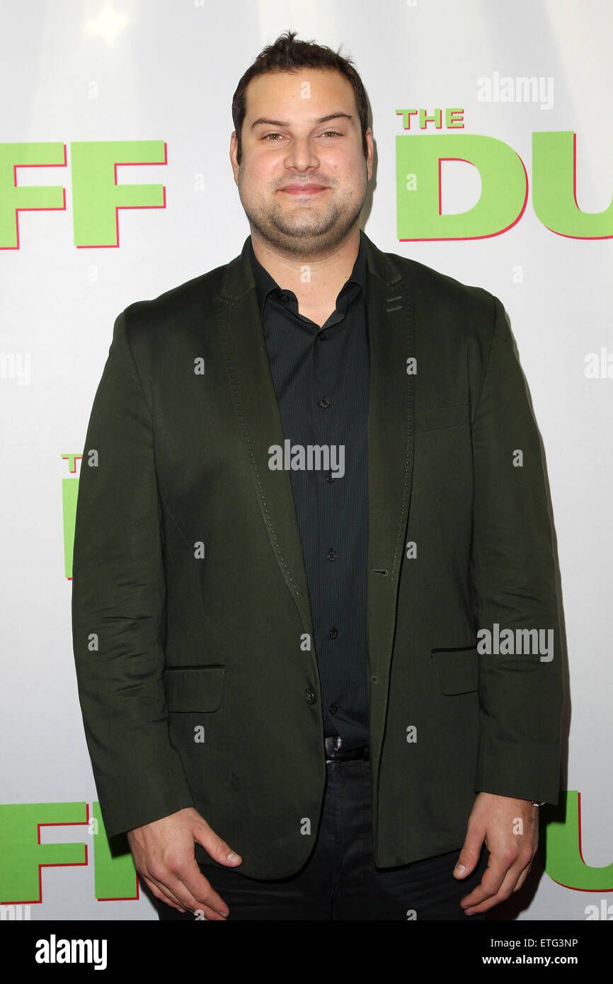 Los Angeles fan screening of THE DUFF Featuring: Max Adler Where ...