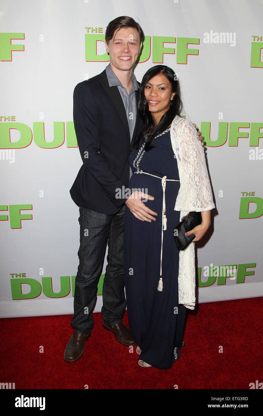 Los Angeles fan screening of THE DUFF Featuring: Nick Eversman, Emily ...