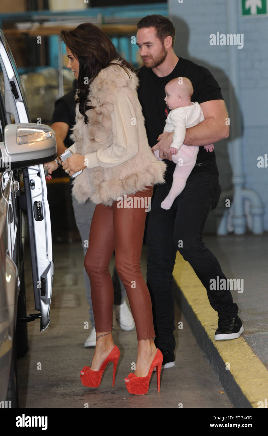 Katie Price and Kieran Hayler at the ITV studios Featuring: Kieran ...