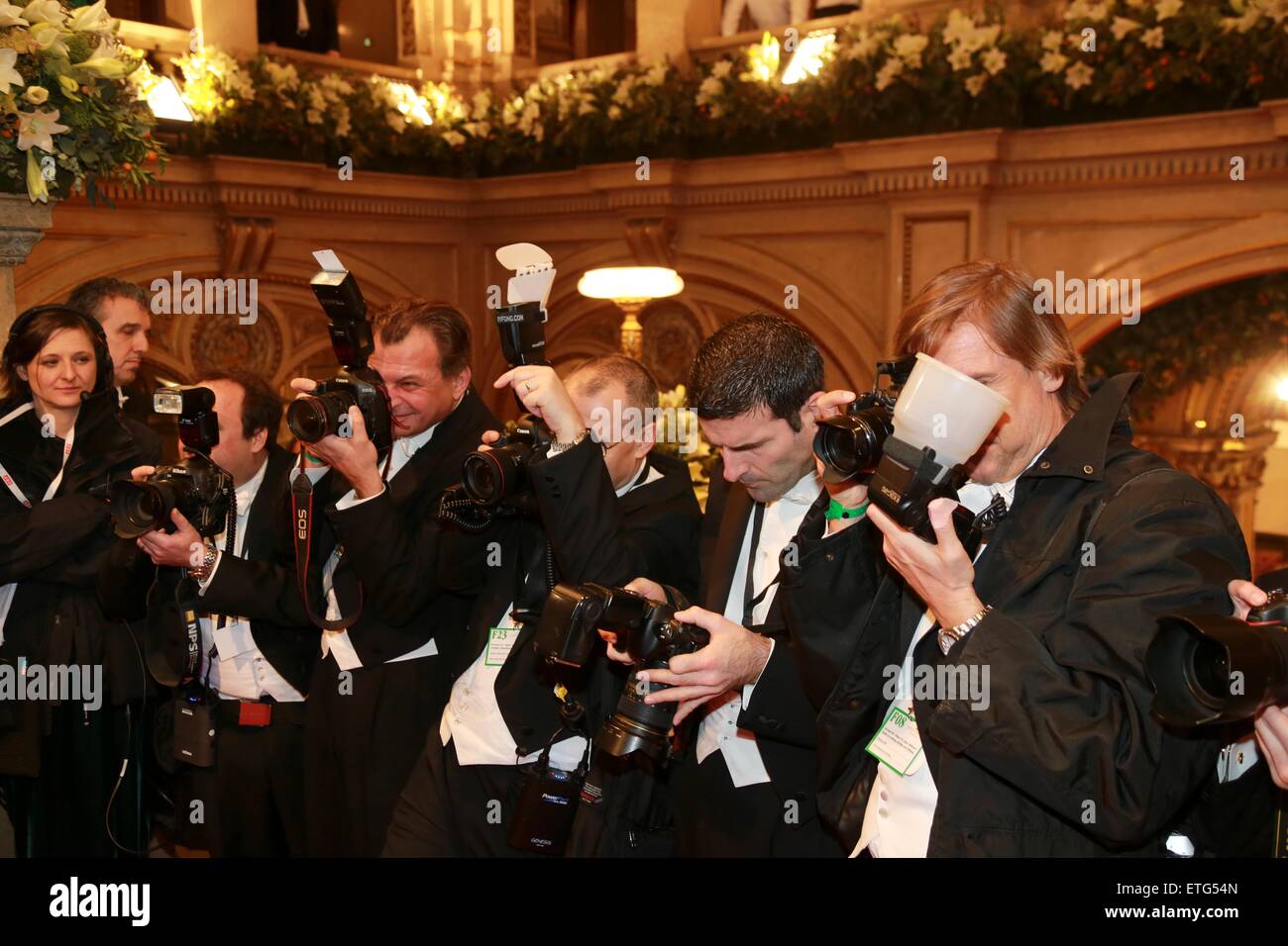 Celebrities attending Vienna Opera Ball at Wiener Staatsoper Featuring ...