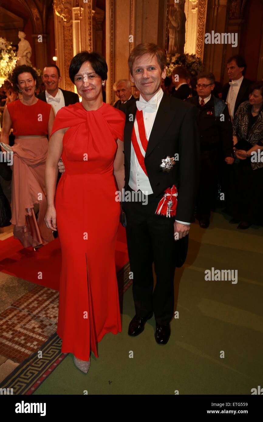 Celebrities attending Vienna Opera Ball at Wiener Staatsoper Featuring ...