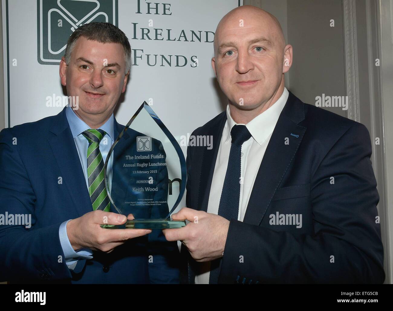 Former Ireland International Rugby Captain Keith Wood honoured at the ...