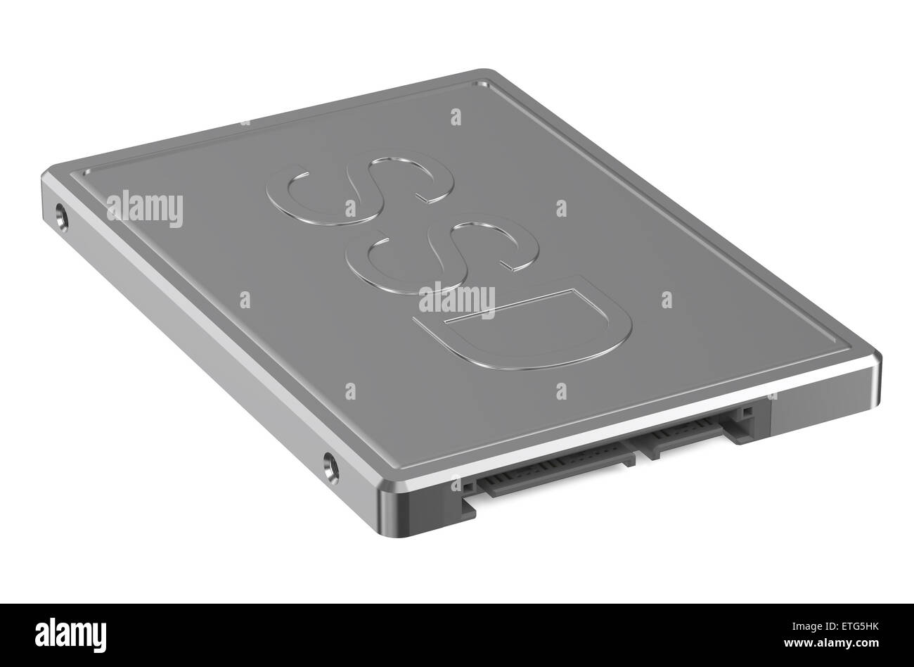 Solid state drive SSD isolated on white background Stock Photo - Alamy