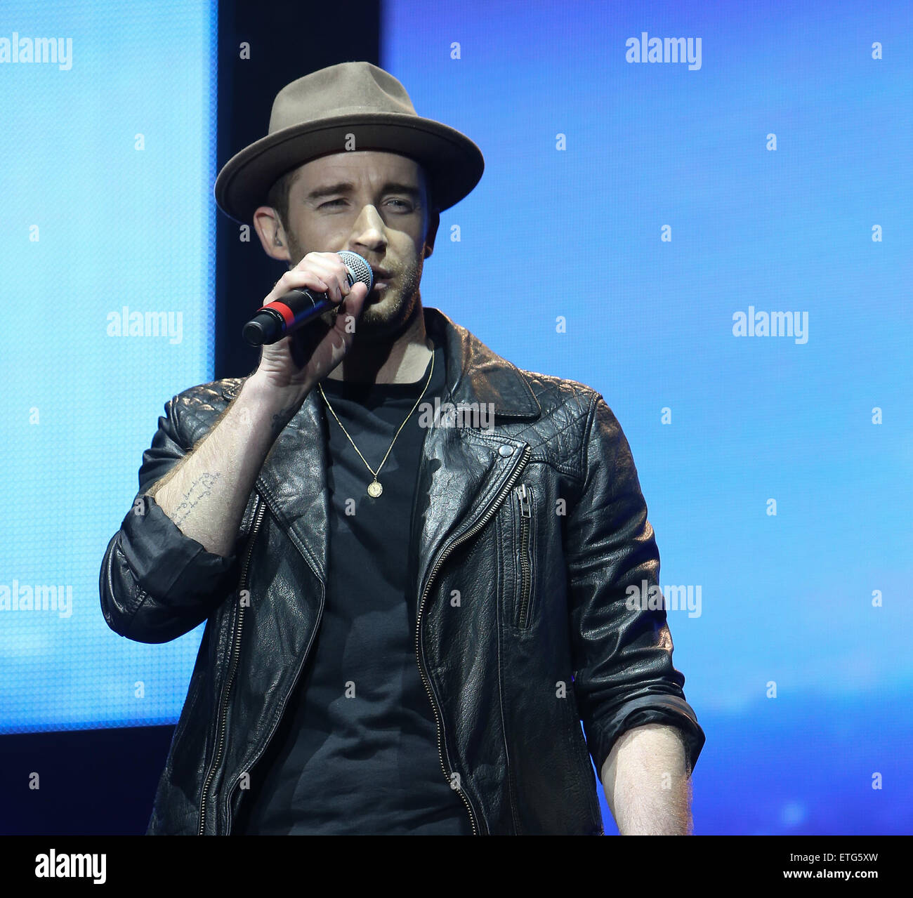 Jay James performs on the opening night of 'The X Factor' tour at the ...