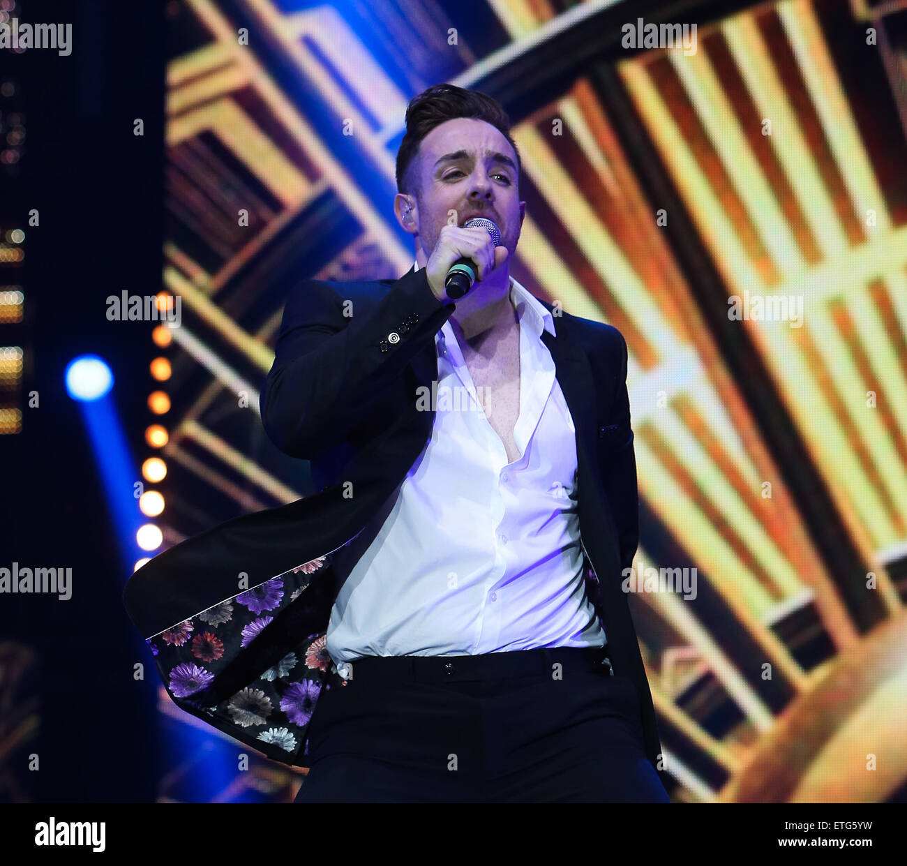 Stevi Ritchie performs on the opening night of 'The X Factor' tour at ...