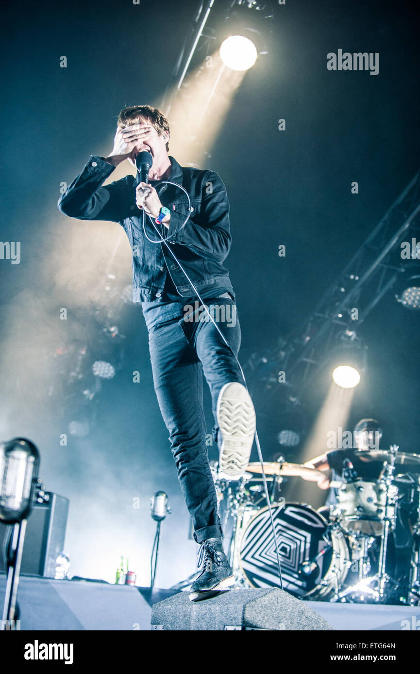 Kaiser Chiefs perform a sold out show at The O2 arena in London ...