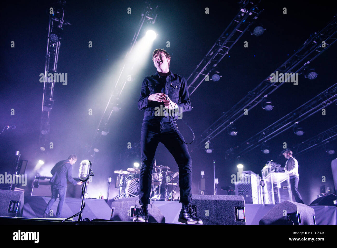 Kaiser Chiefs perform a sold out show at The O2 arena in London ...
