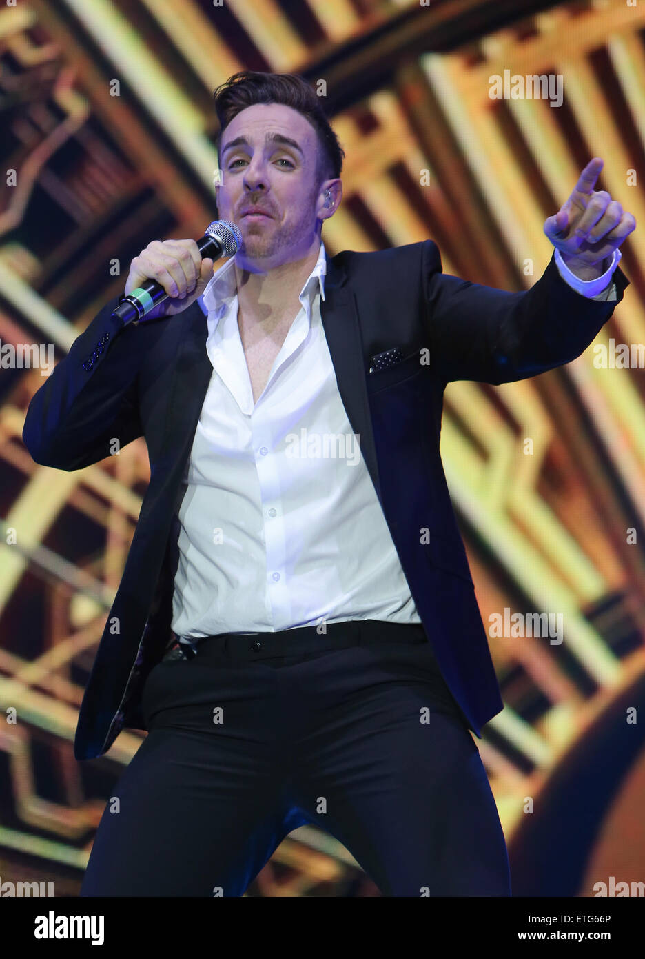 Stevi Ritchie performs on the opening night of 'The X Factor' tour at ...