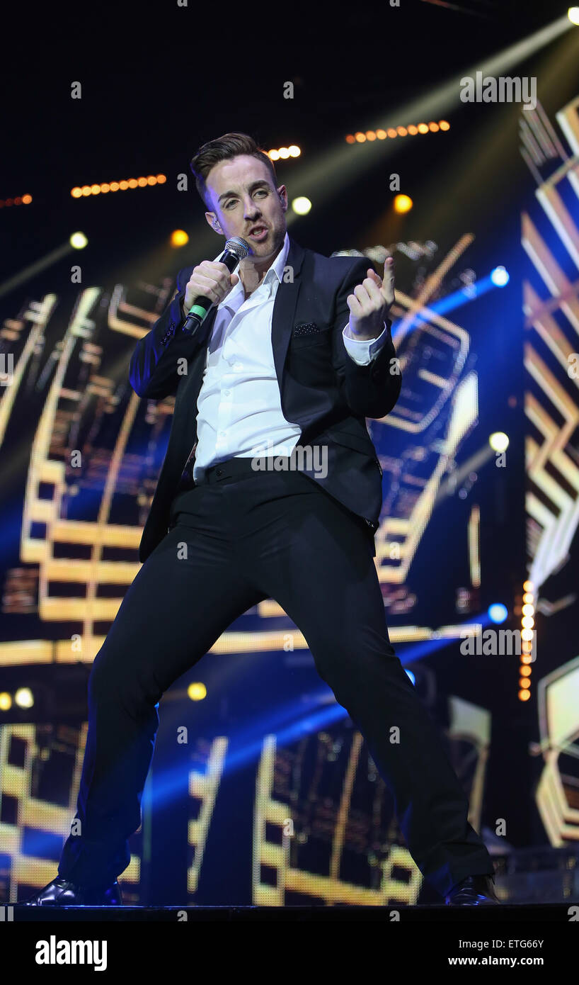 Stevi Ritchie performs on the opening night of 'The X Factor' tour at ...