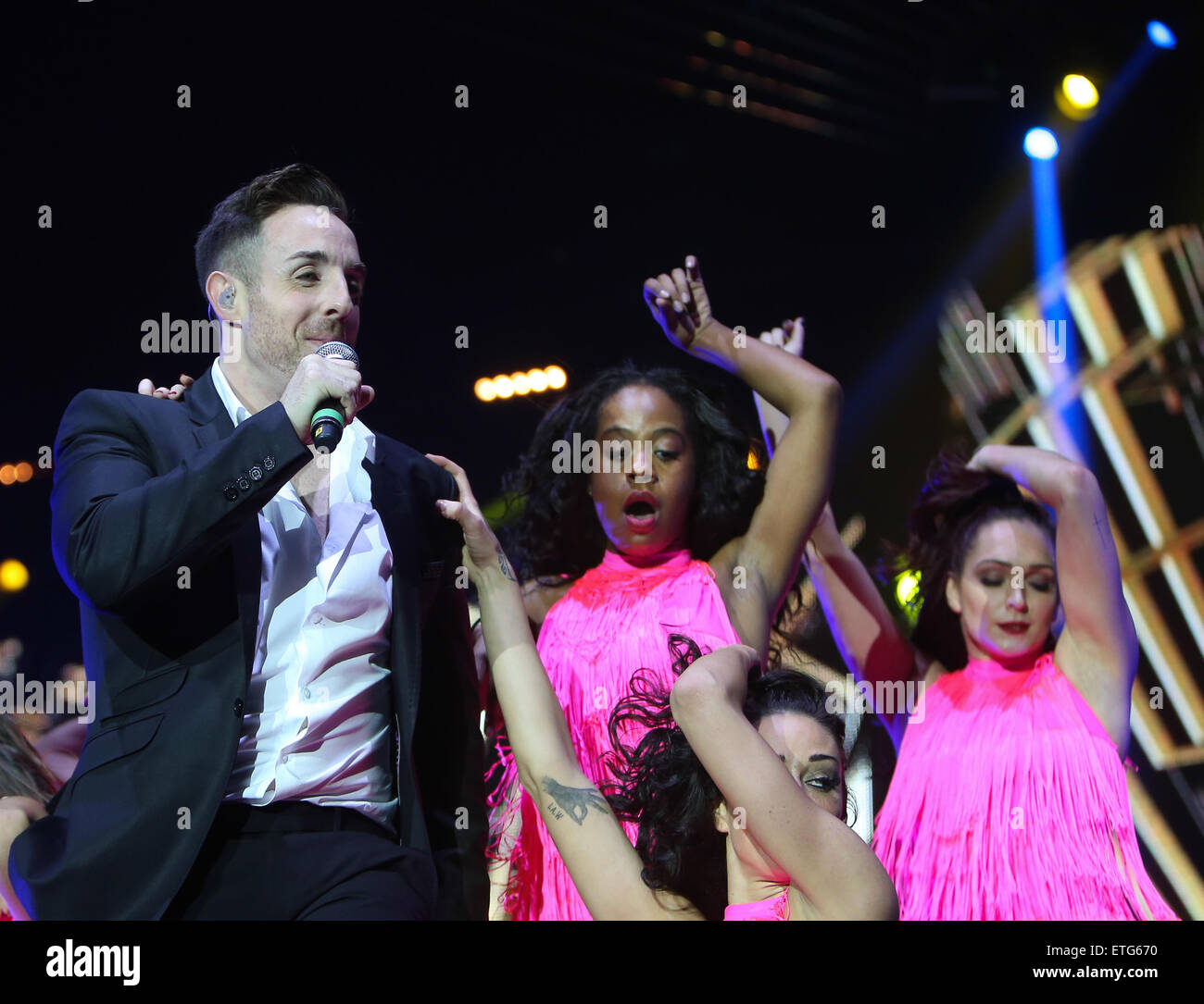 Stevi Ritchie performs on the opening night of 'The X Factor' tour at ...
