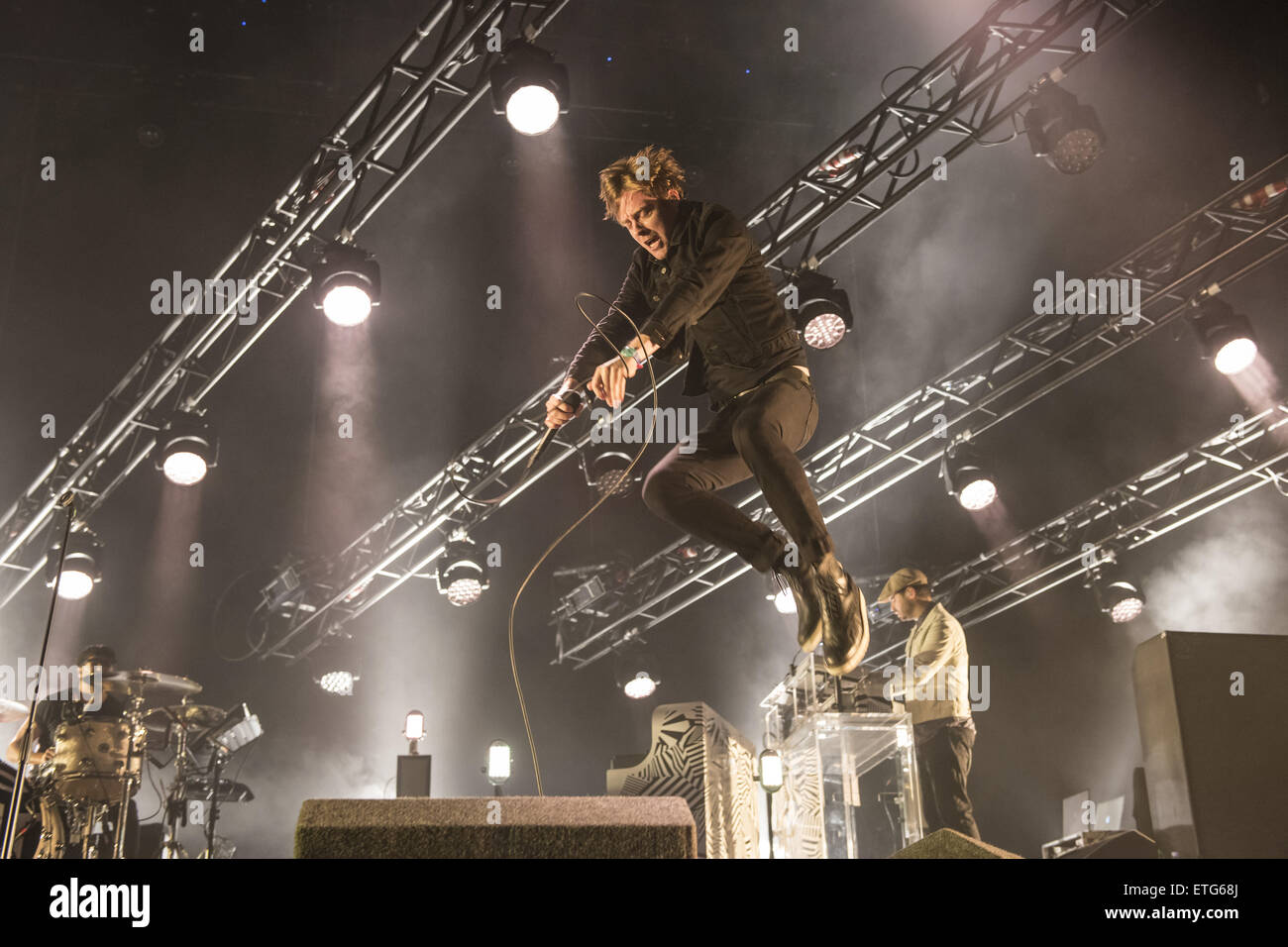 Kaiser Chiefs perform a sold out show at The O2 arena in London ...