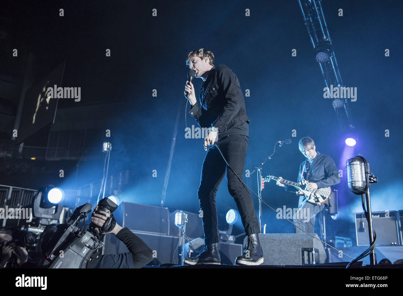 Kaiser Chiefs perform a sold out show at The O2 arena in London ...