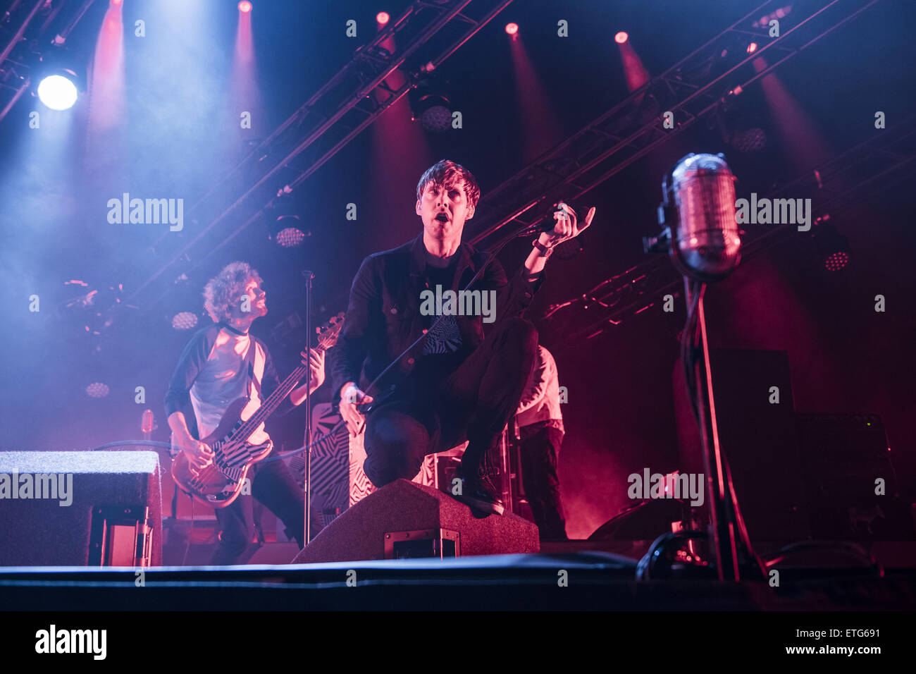 Kaiser Chiefs perform a sold out show at The O2 arena in London ...