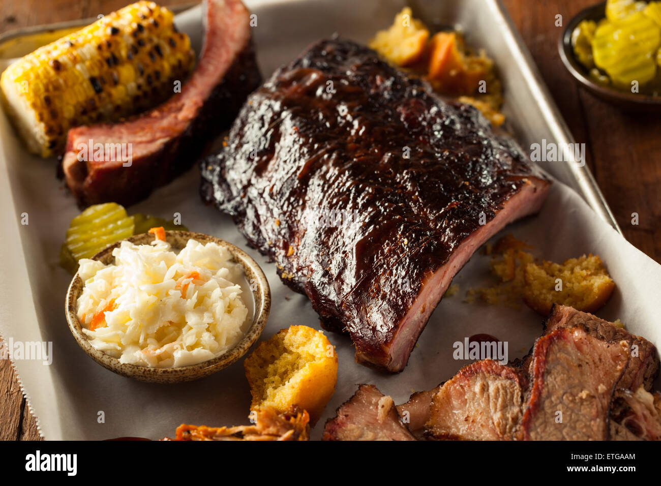 Bbq rib platter hi-res stock photography and images - Alamy