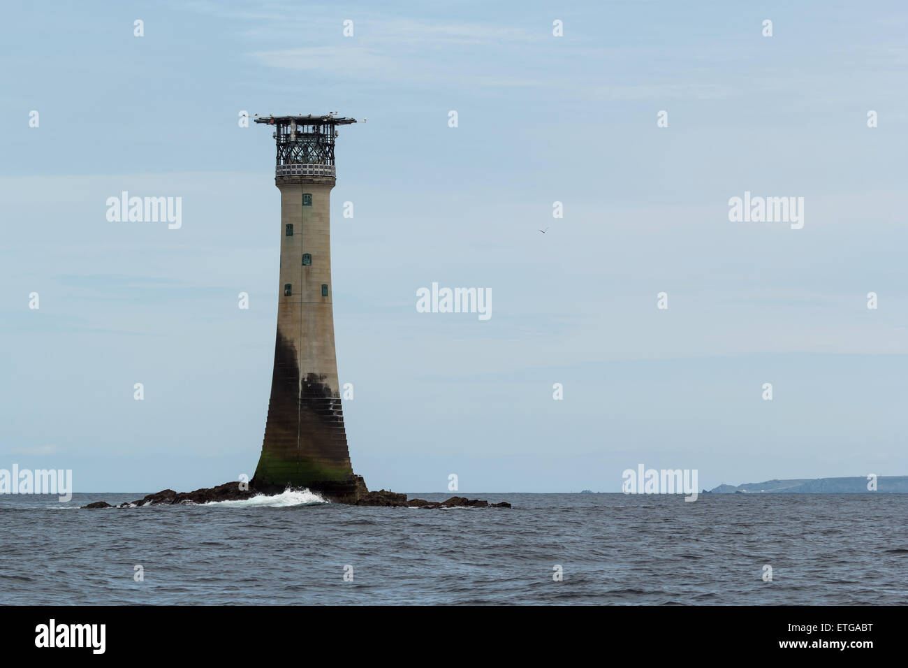 Wolf rock lighthouse hi-res stock photography and images - Alamy
