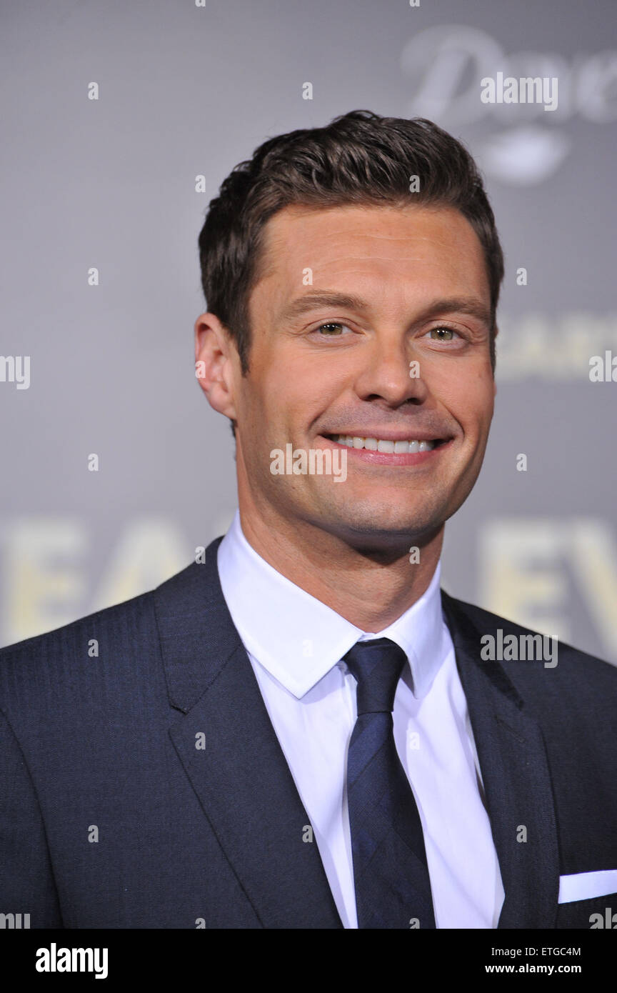 LOS ANGELES, CA - DECEMBER 5, 2011: Ryan Seacrest at the world premiere ...