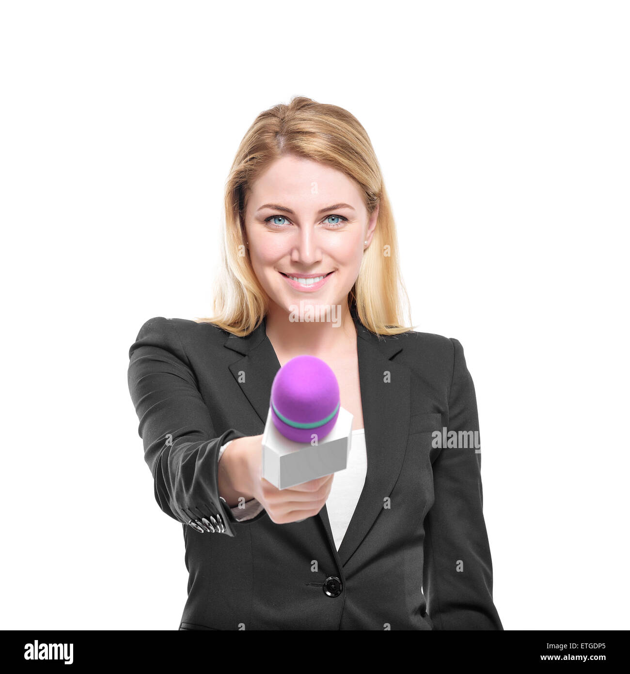 Tv studio interview hi-res stock photography and images - Alamy