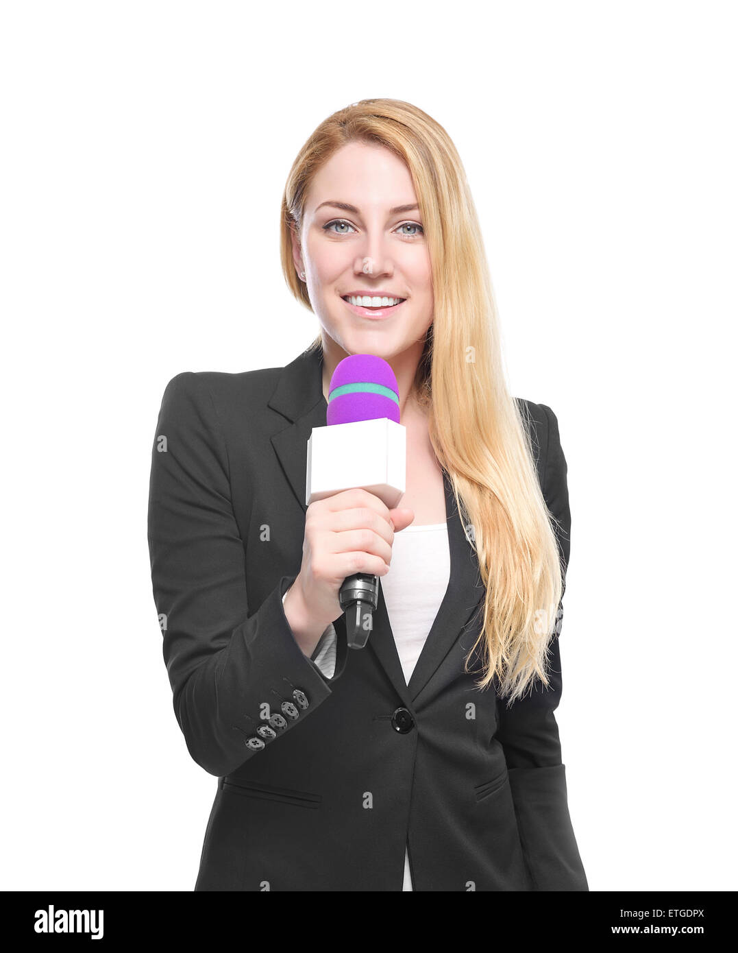 Tv studio interview hi-res stock photography and images - Alamy