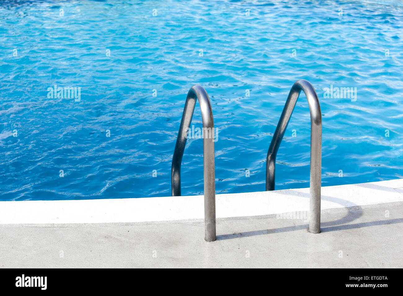 Hotel swimming pool handle. Tropical Vacation Stock Photo - Alamy
