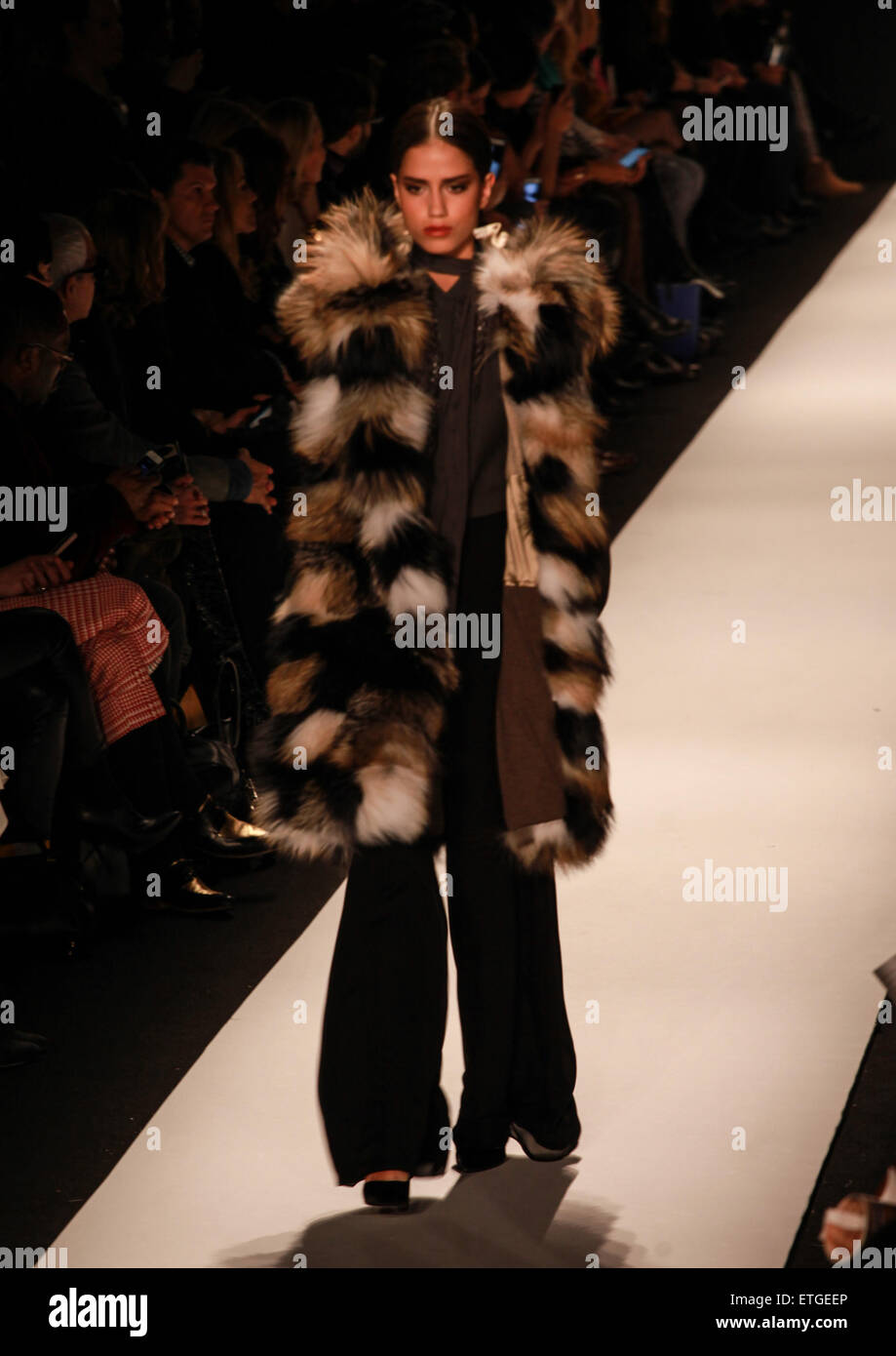 Mercedes-Benz New York Fashion Week - Dennis Basso - Catwalk Featuring ...