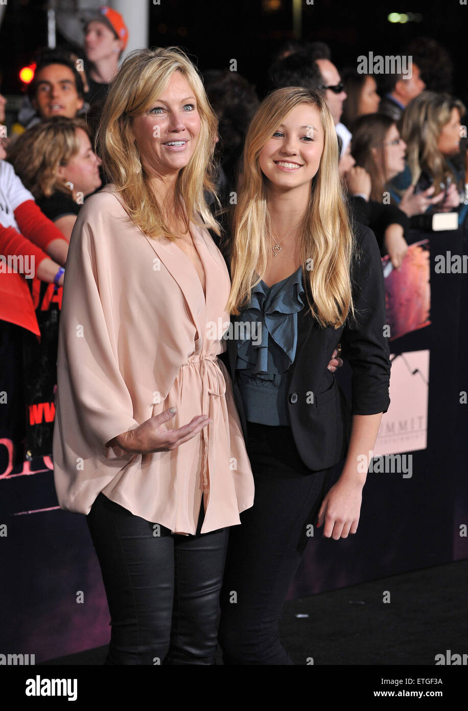 LOS ANGELES, CA - NOVEMBER 14, 2011: Heather Locklear & daughter Ava ...
