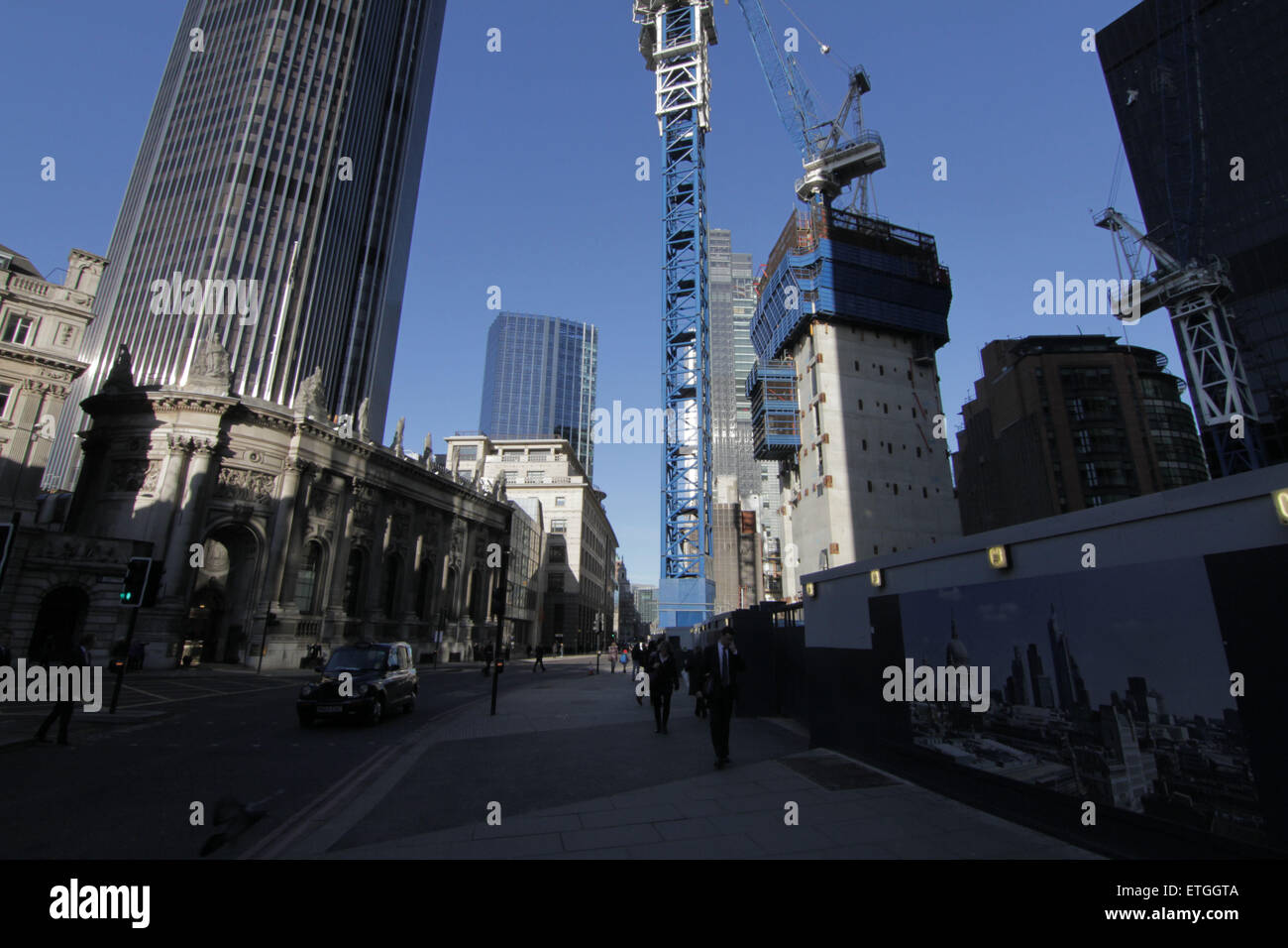 The Pinnacle building in the City of London under construction ...