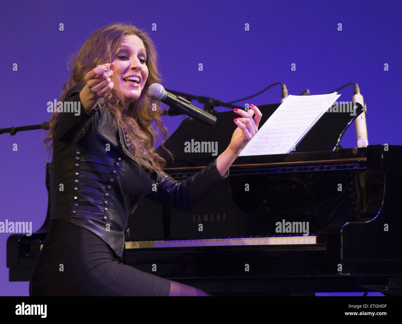 Maria Toledo performs at Compaq Gran Via de Madrid theater Featuring ...