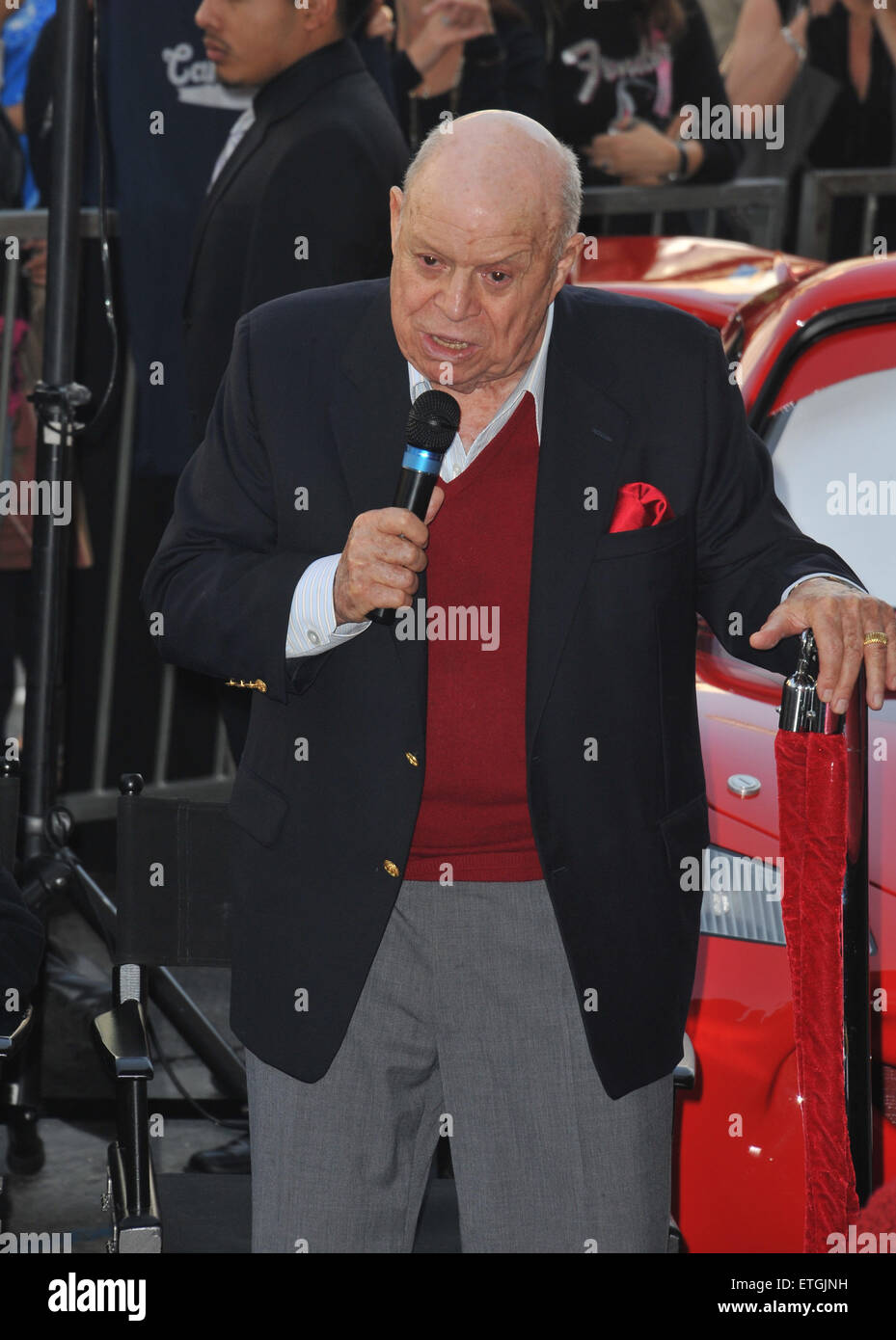 LOS ANGELES, CA - NOVEMBER 1, 2011: Comedian Don Rickles on Hollywood ...