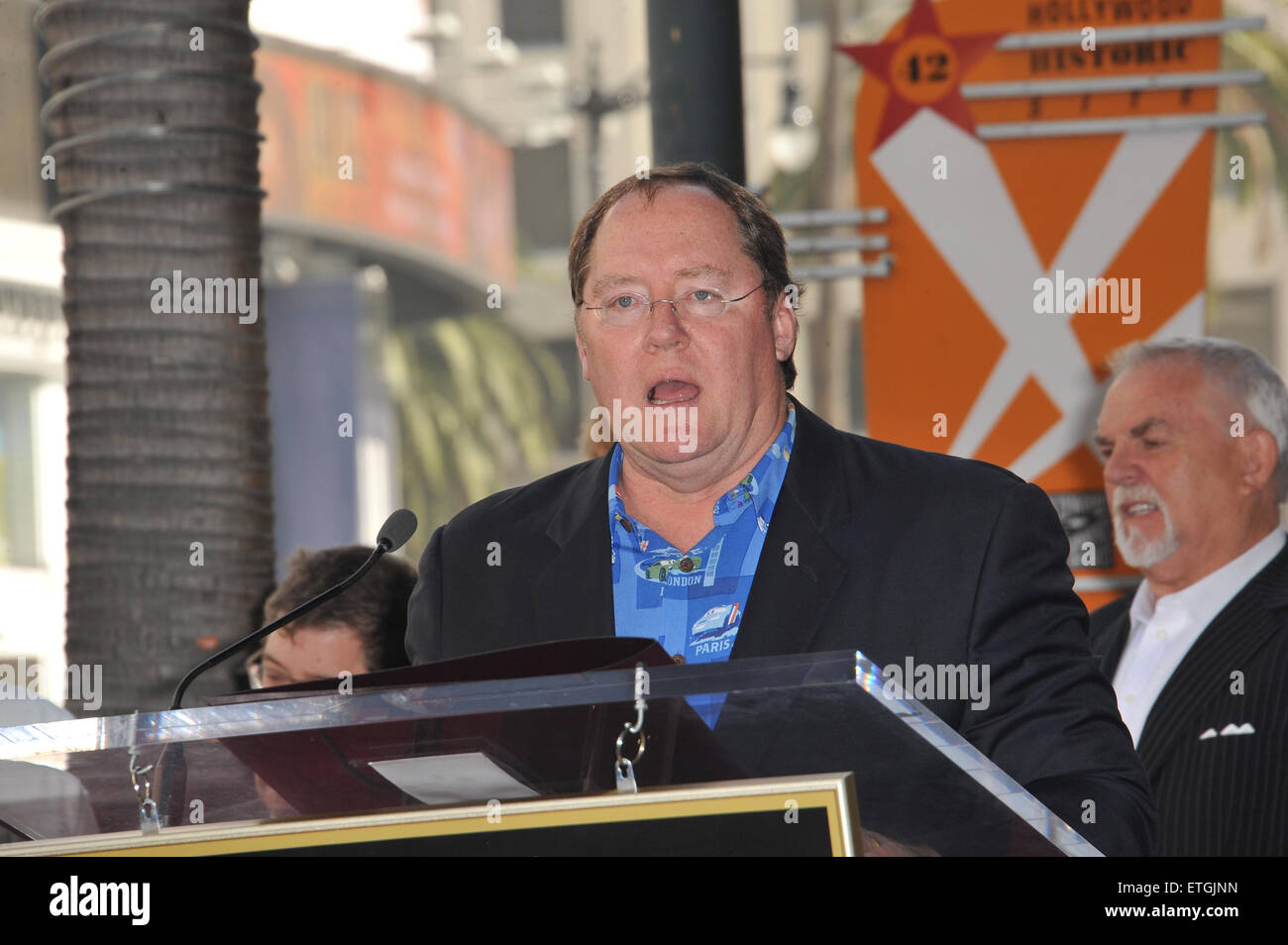 LOS ANGELES, CA - NOVEMBER 1, 2011: Pixar boss John Lasseter on ...
