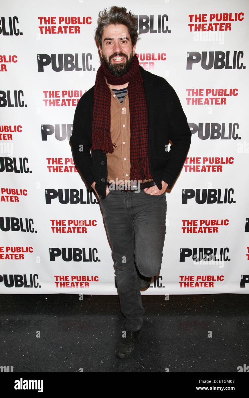 Opening night of the Alexander Hamilton bio-musical Hamilton, at the ...