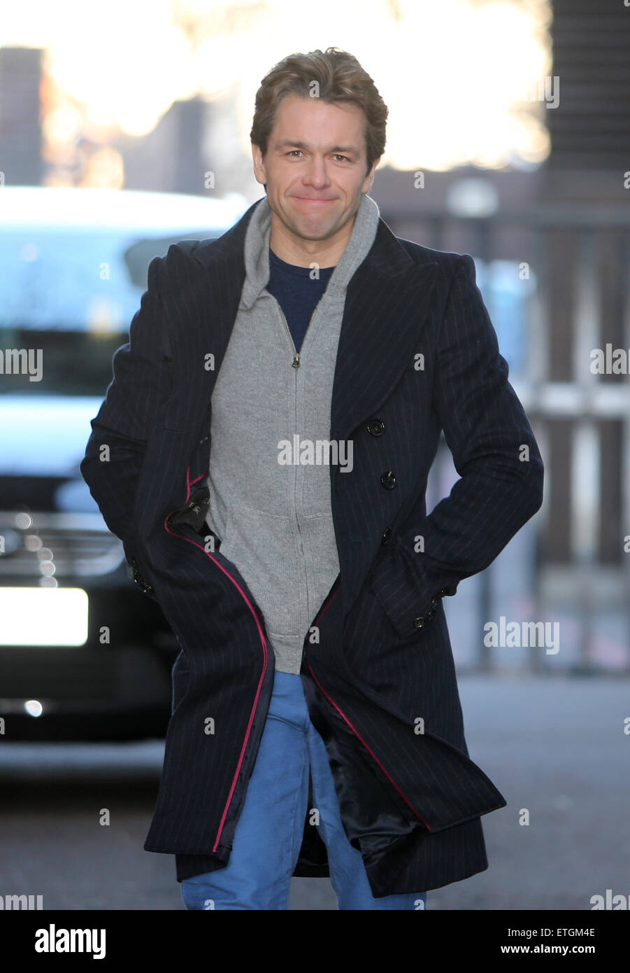 Julian Ovenden outside the ITV Studios Featuring: Julian Ovenden Where ...