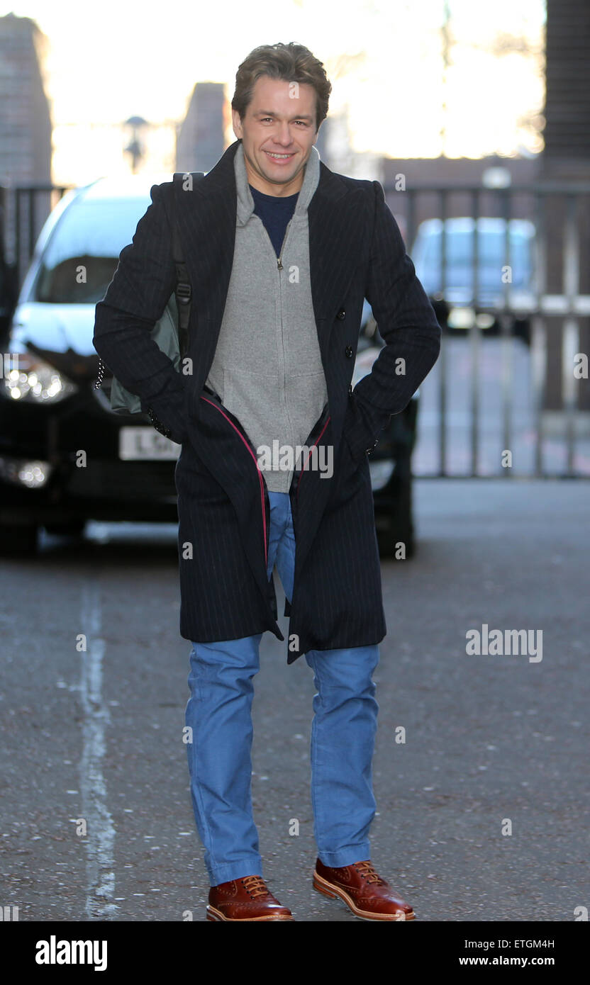 Julian Ovenden outside the ITV Studios Featuring: Julian Ovenden Where ...