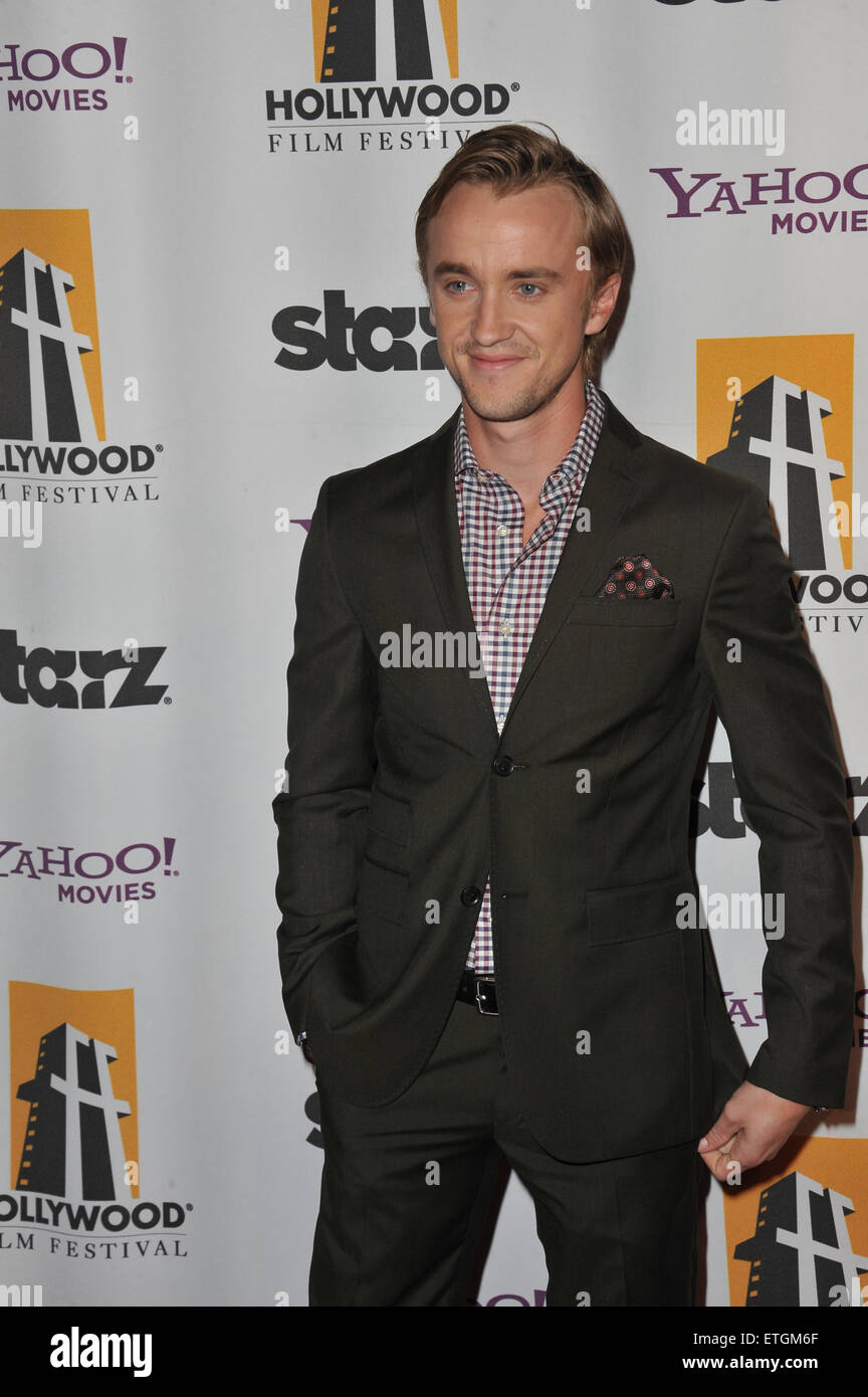 LOS ANGELES, CA - OCTOBER 24, 2011: Tom Felton at the 15th Annual ...