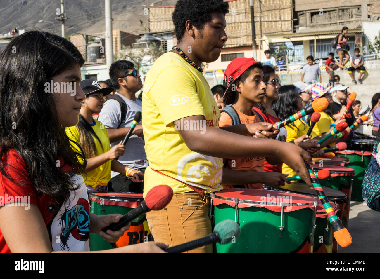Town in comas district lima hi-res stock photography and images - Alamy