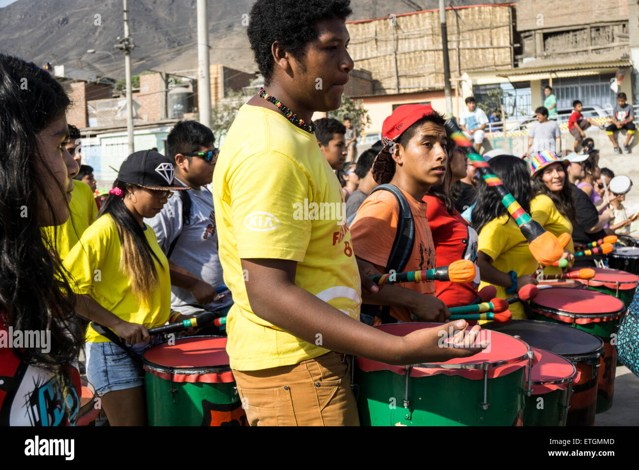 Town in comas district lima hi-res stock photography and images - Alamy