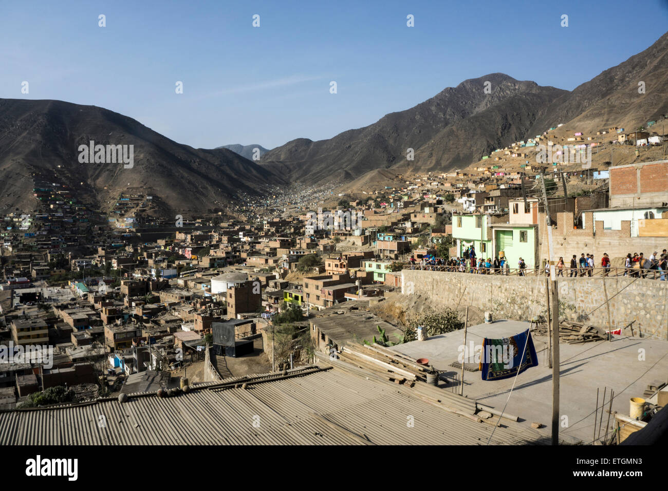 Town in comas district lima hi-res stock photography and images - Alamy