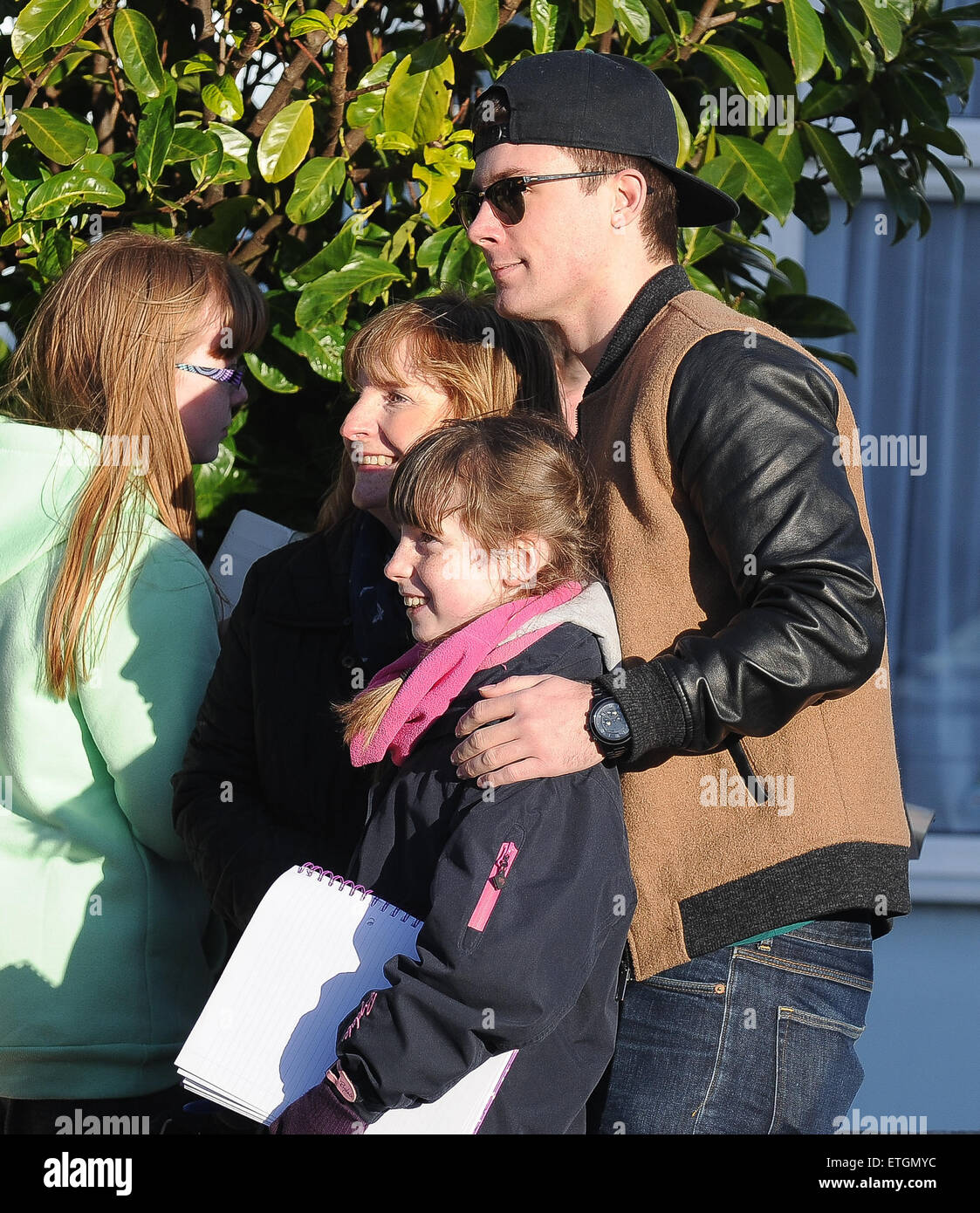 The cast of 'Eastenders' the outside BBC Studios Featuring: Jamie ...